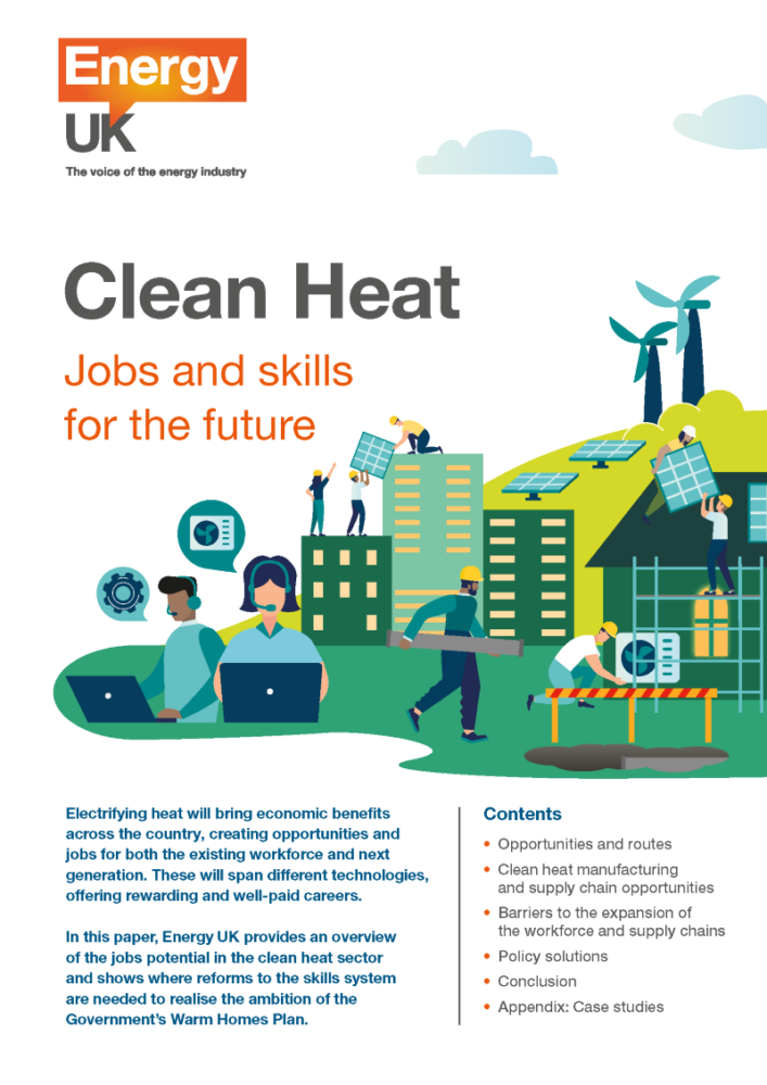 Clean Heat: Jobs and skills for the future - Energy UK